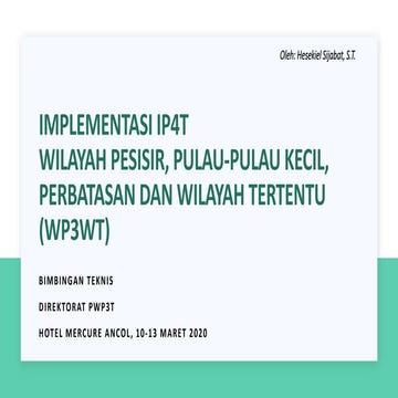 Implementasi data ip4t wp3wt | PPTX