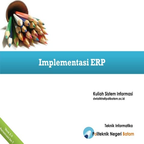 Implementasi ERP | PDF