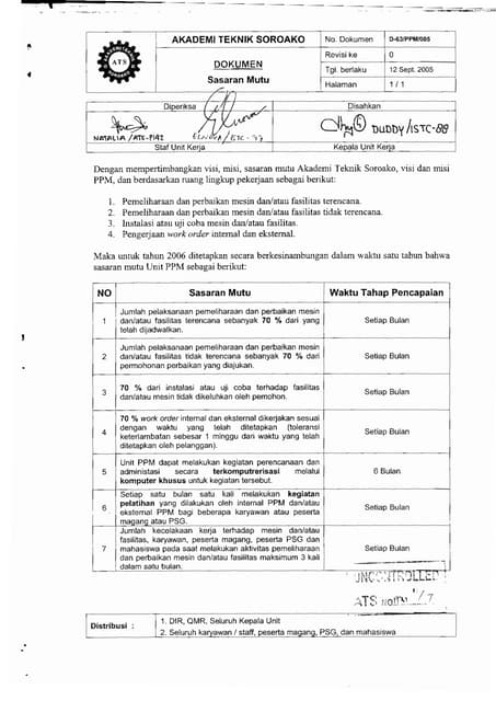 Standart penilaian audit 5 r | PDF