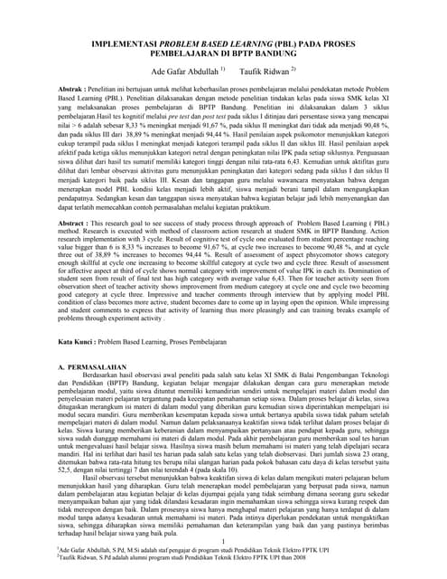 Presentasi PTK PBL (Problem Based Learning).pptx