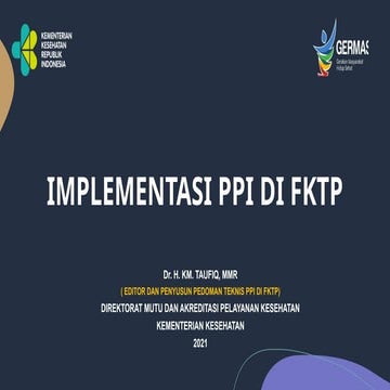 IMPLEMENTASI PPI DI FKTP , edit Taufiq, 3 jUN 2021.pptx