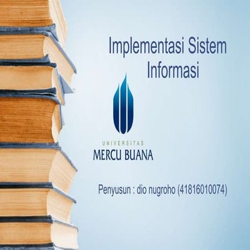 Implementasi sistem informasi | PPTX