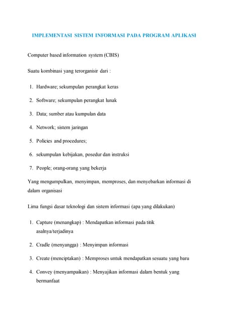 PPT SPK Kelompok 4 - Executive Information System (EIS) | PPT