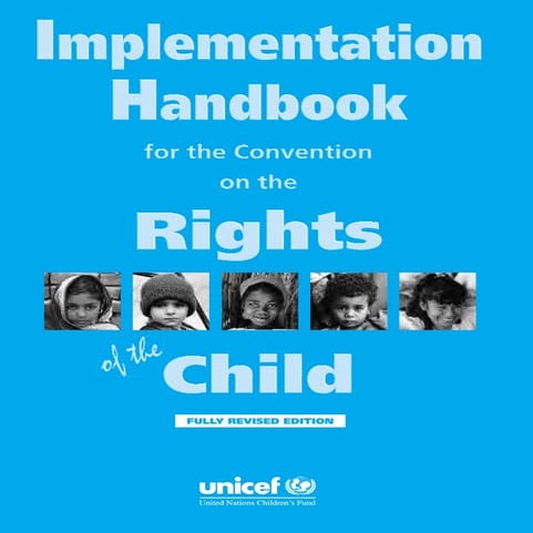 Implementation Handbook for the Convention on the Rights of the Child | PDF