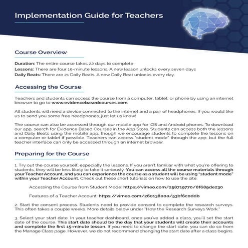 Implementation guide | PDF