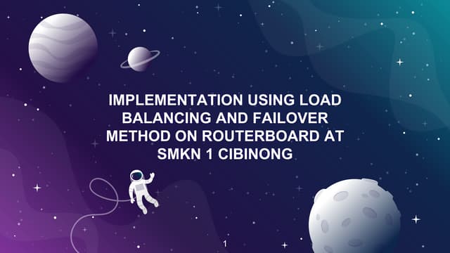 Implementation Load Balancing Using Pbr And Failover Method In Router Mikrotik Ppt 2841