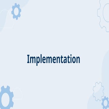 Implementation of the ppt in the score .pptx