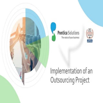 Implementation of an outsourcing project | PPT