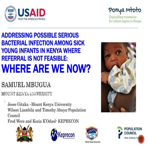 Implementation of psbi activities in kenya where are we now (30.4.2019 ...