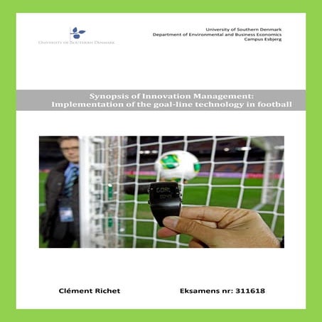 Implementation of the goal line technology in football | PDF