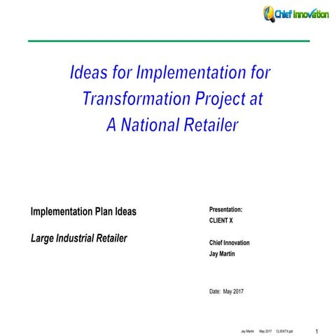 Project roll-out Implementation - decisions & options | PPT