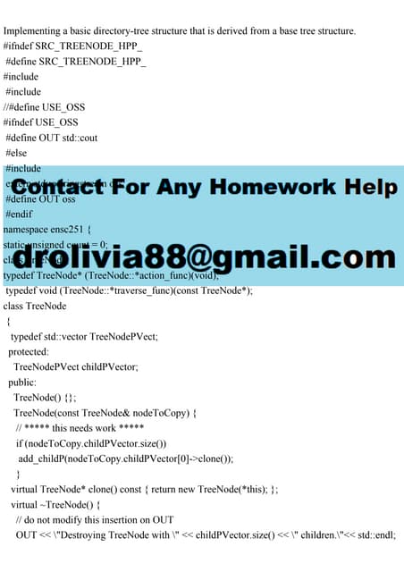 Implementing A Basic Directory Tree Structure That Is Derived From Apdf