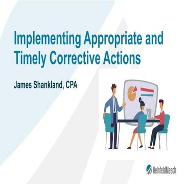 Implementing Appropriate and Timely Corrective Actions | PDF