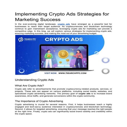 Implementing Crypto Ads Strategies for Marketing Success.pdf