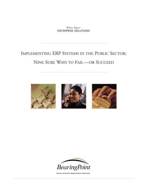 Implementing Erp In Public Sector Pdf