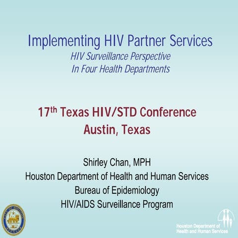 Implementing hiv partner services | PDF