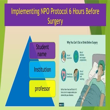 Implementing NPO Protocol 6 Hours Before Surgery.pptx