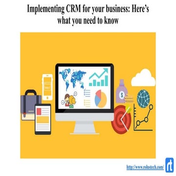 Implementing crm for your business | PPT