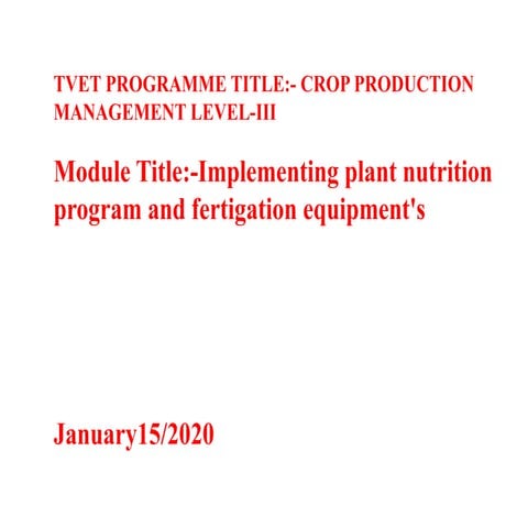 Nutrient Movement in Soils- Nutrient Absorption By Plants Mechanistic ...