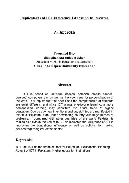 Factors Affecting School Admin Choices In Adopting Ict Tools Pdf