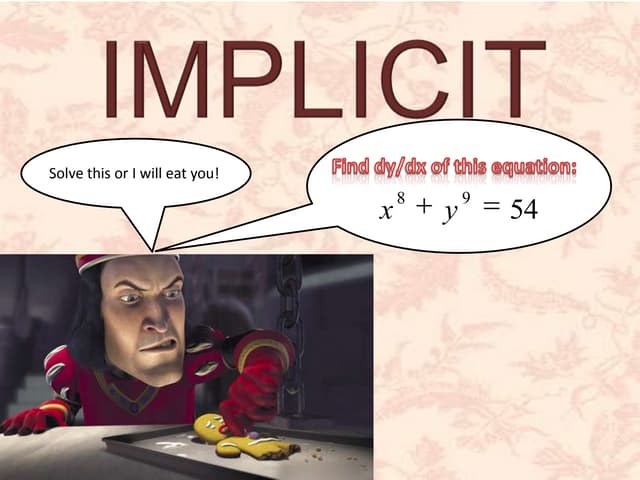 Implicit Differentiation Comic