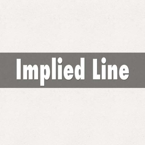 Implied line | PPTX