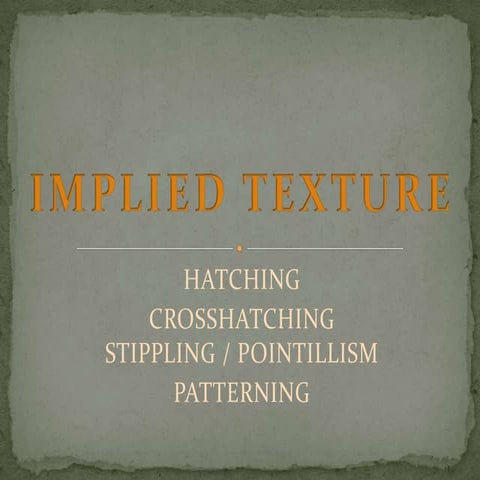 Implied texture powerpoint | PPT