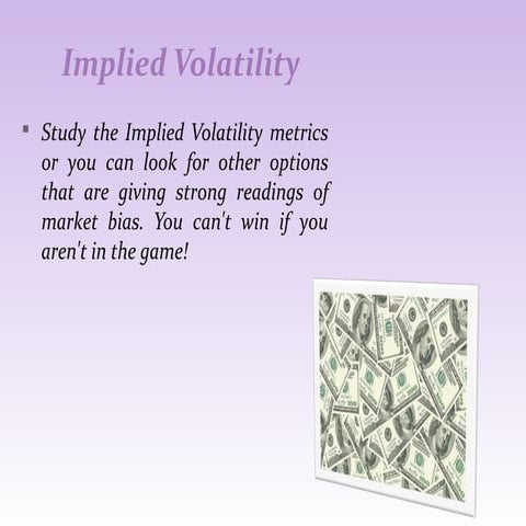 Implied volatility | PPT