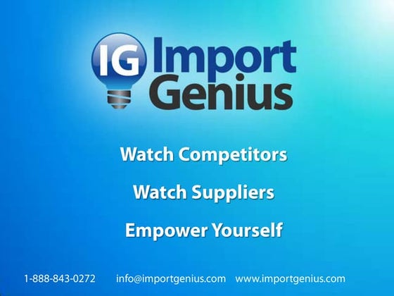 Import Genius - Overview | PPT
