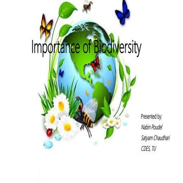 Importance of-biodiversity | PPTX