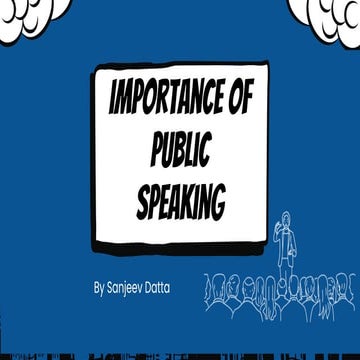 Importance of Public Speaking | PPTX