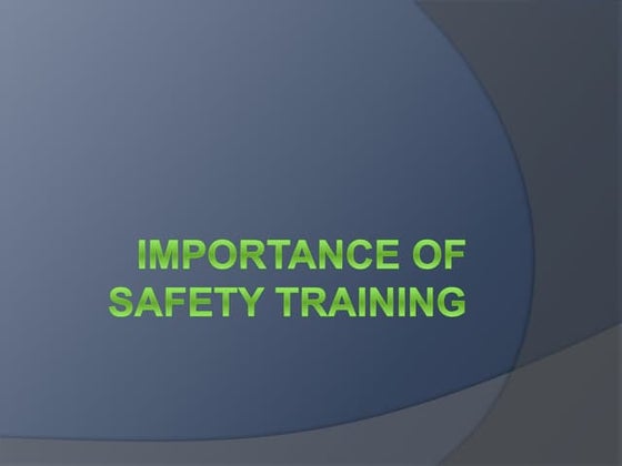 OSHA SAFETY TRAINING | PDF | First Aid | Injuries