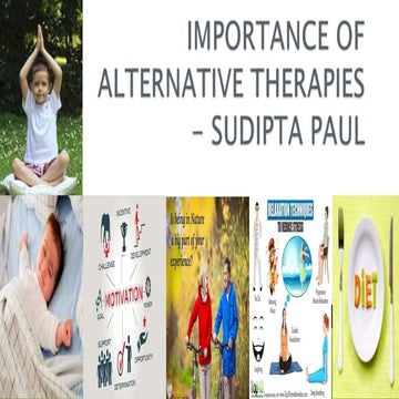 Importance alternative therapy | PPT