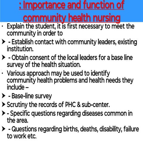 Importance and function of community health nursing.pdf