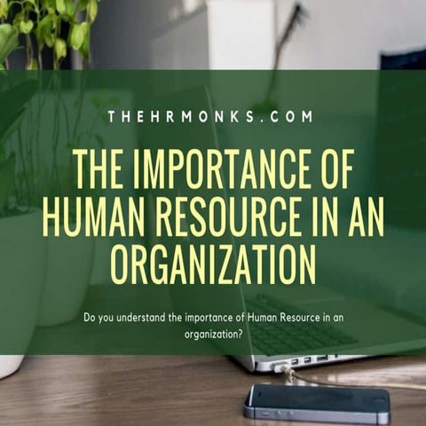 The importance of Human Resource in an organization | PPTX