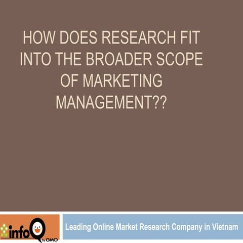 Importance, definition and process of market research | PPTX