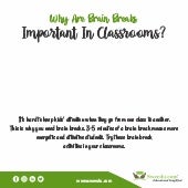 Importance of Brain Breads in Classroom sweedu education management ...