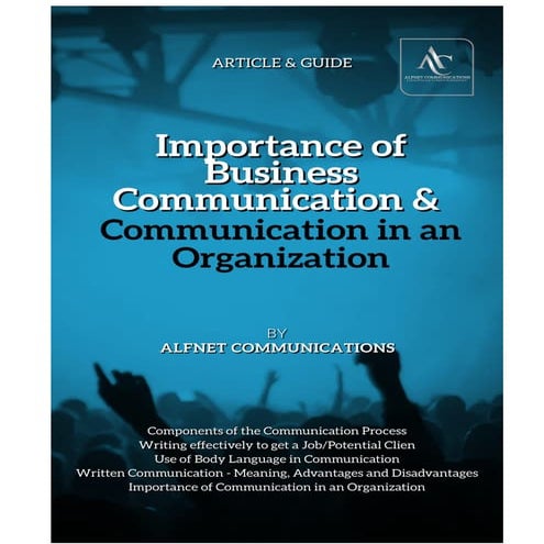 Importance of Business Communication & Communication in an Organization ...
