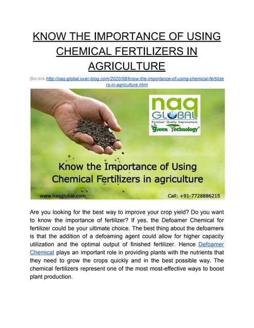 How to prevent Caking in Fertilizers? | PPT