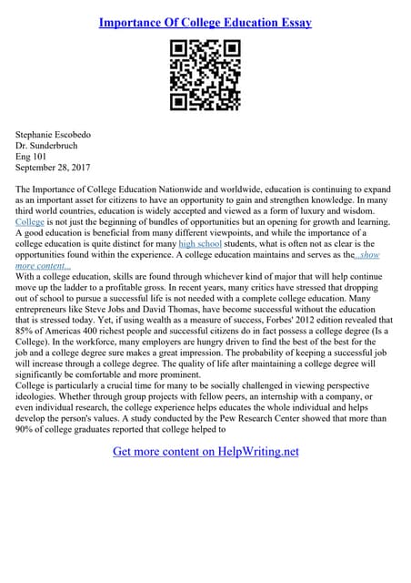 Importance Of College Essay importance-of-college-essay