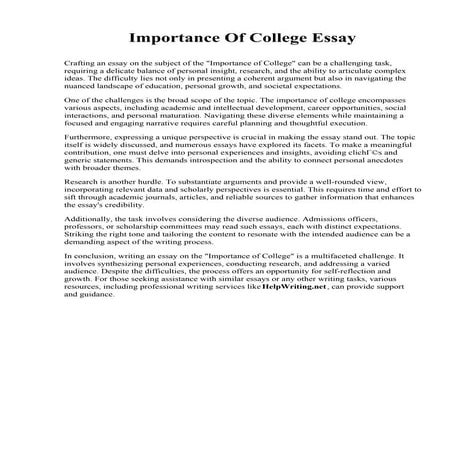 College Success Essay.pdf