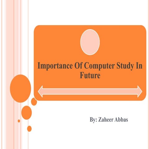 Importance of computer | PPT