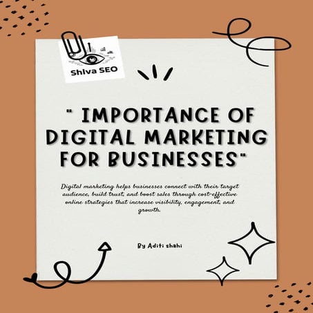 Importance of Digital Marketing in Business Growth | Key Strategies & Benefits | PPTX