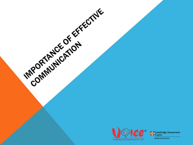 6.essentials Of Effective Communication