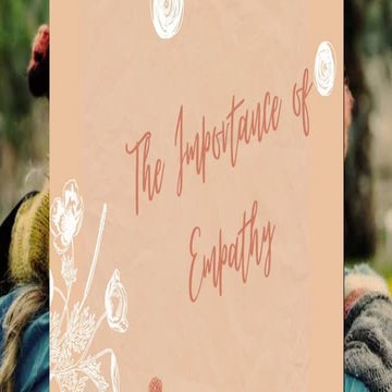 Importance of empathy | PPTX | Christianity | Religion & Spirituality