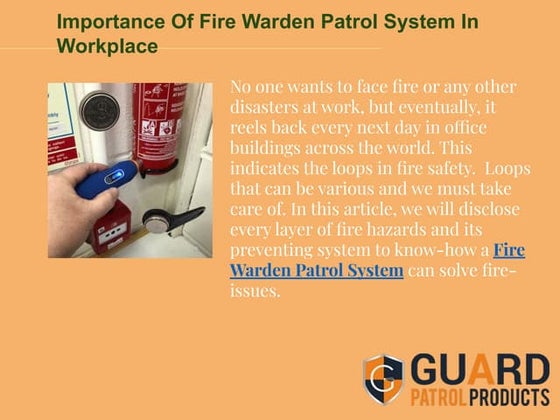 Fire warden system | PDF | First Aid | Injuries