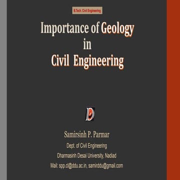 Importance of Geology In Civil Engineering.pptx