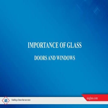 Importance of Glass Doors and Windows | PPTX