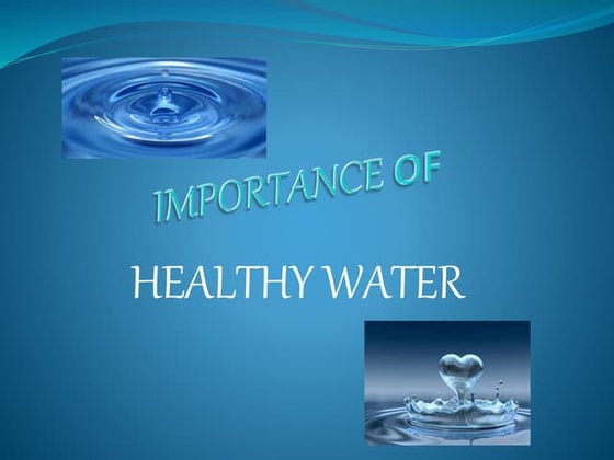 Drinking Water Powerpoint Drink Water PowerPoint Template