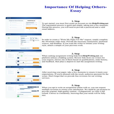 Importance Of Helping Others-Essay | PDF